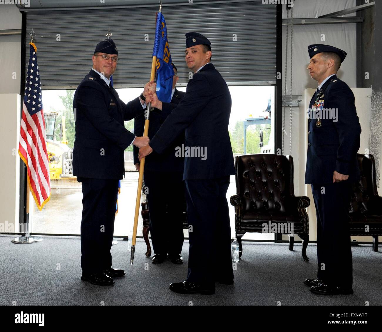 Presiding Official Col. William Percival, Commander, 627th Air Base ...