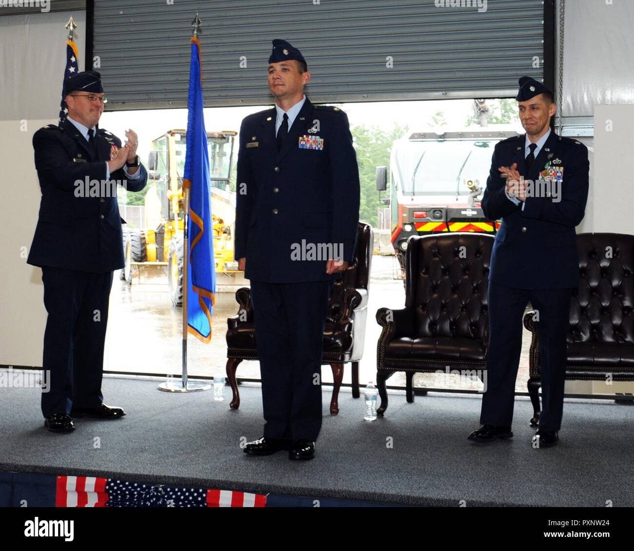 Presiding Official Col. William Percival, Commander, 627th Air Base ...