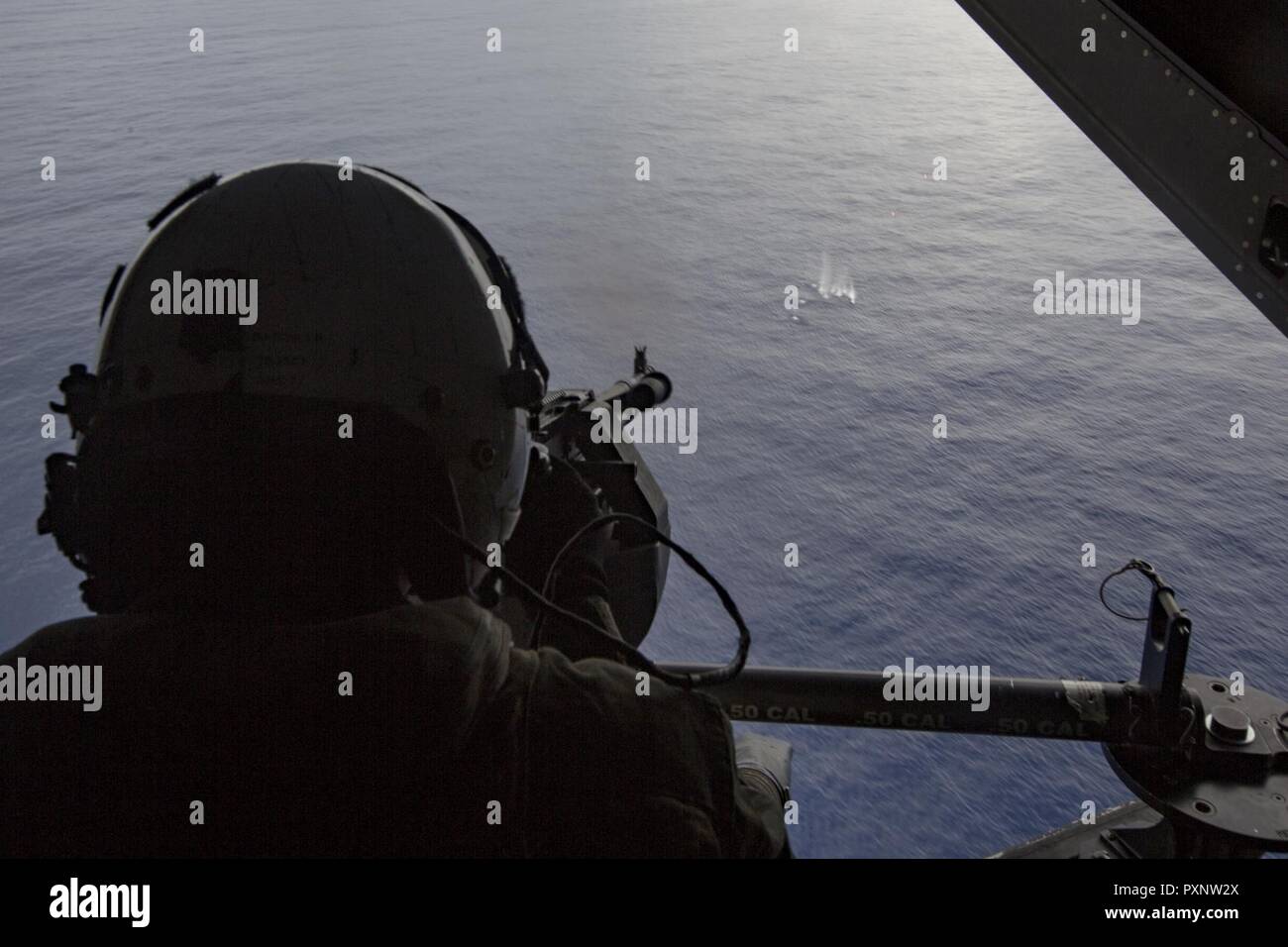 Lance Cpl. Daniel Meyer, a tiltrotor crew chief with Marine Medium ...