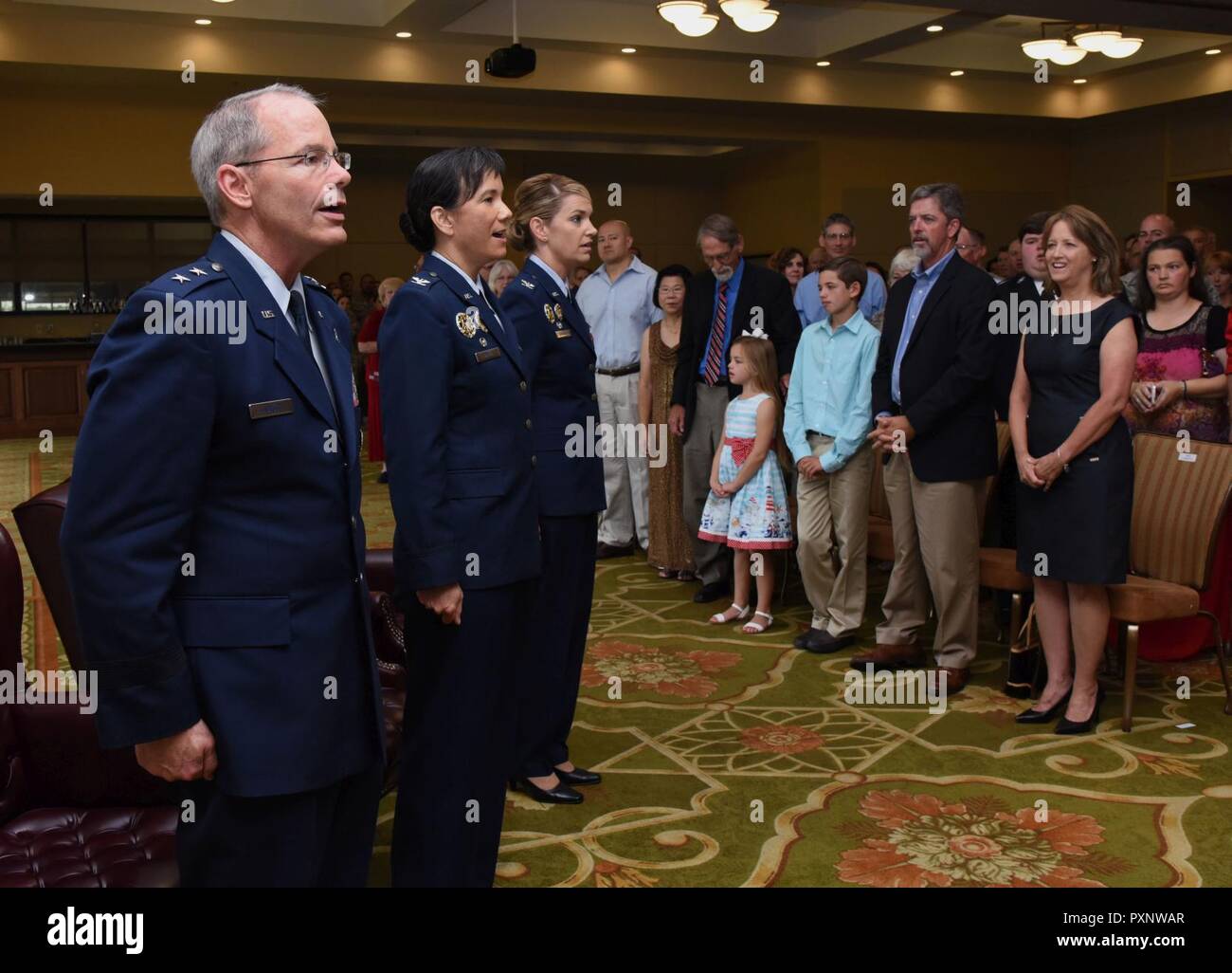 Maj. Gen. Bob LaBrutta, 2nd Air Force commander; Col. Michele Edmondson ...