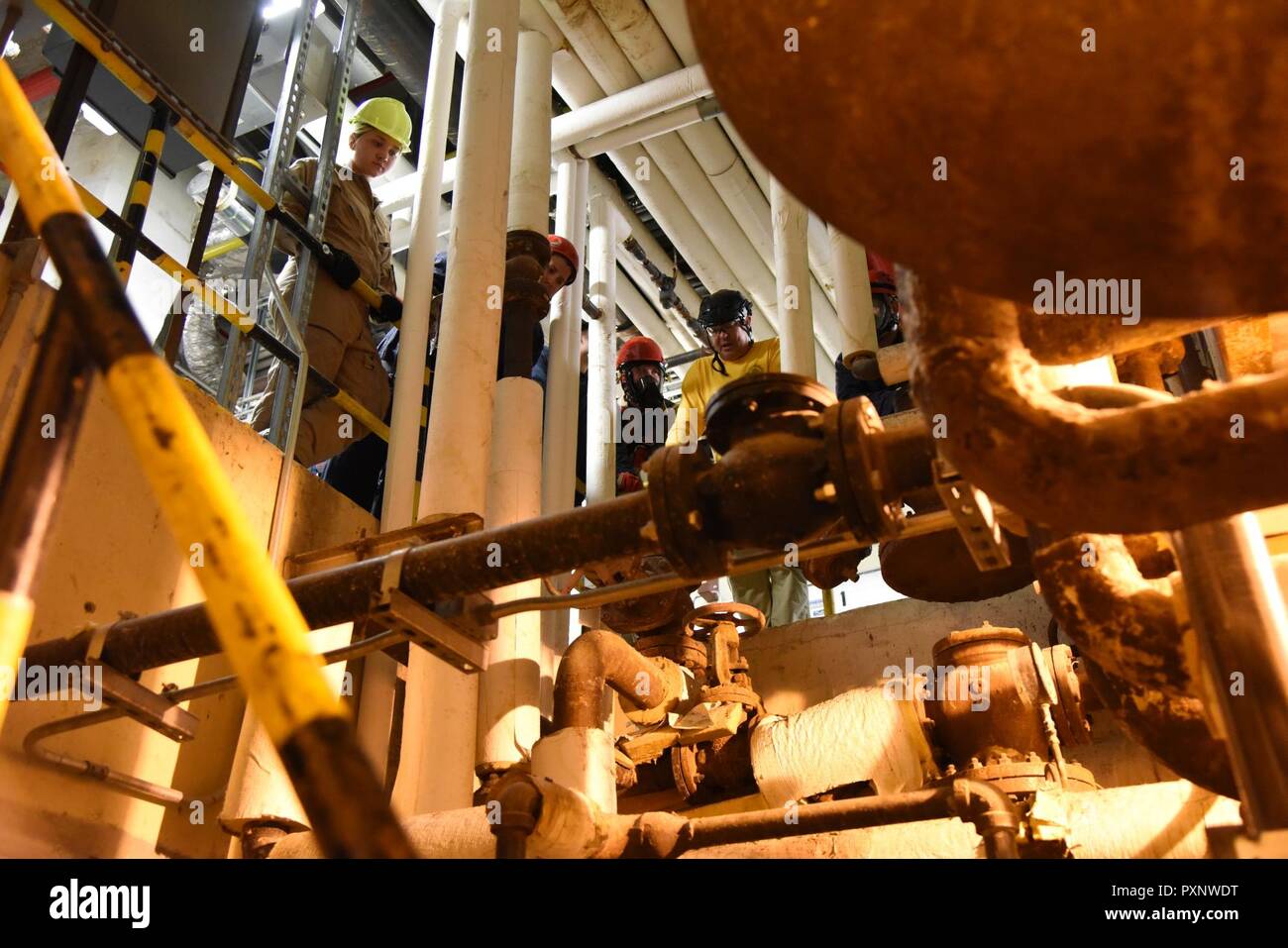 Confined space rescue operations training hi-res stock photography and ...