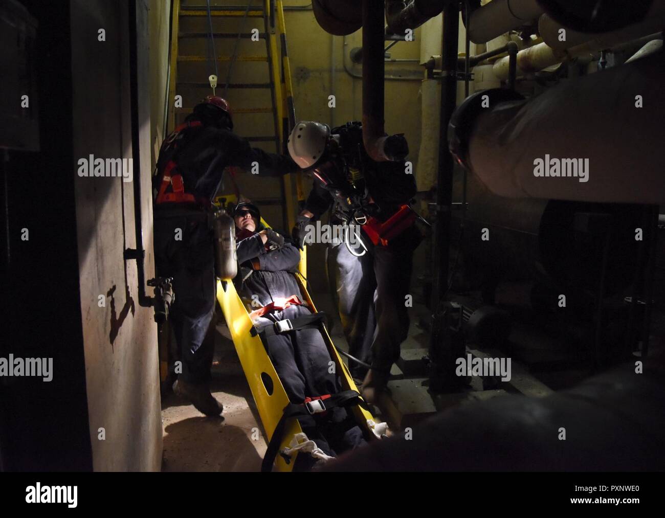 Members of the Keesler and Biloxi Fire Departments participate in ...