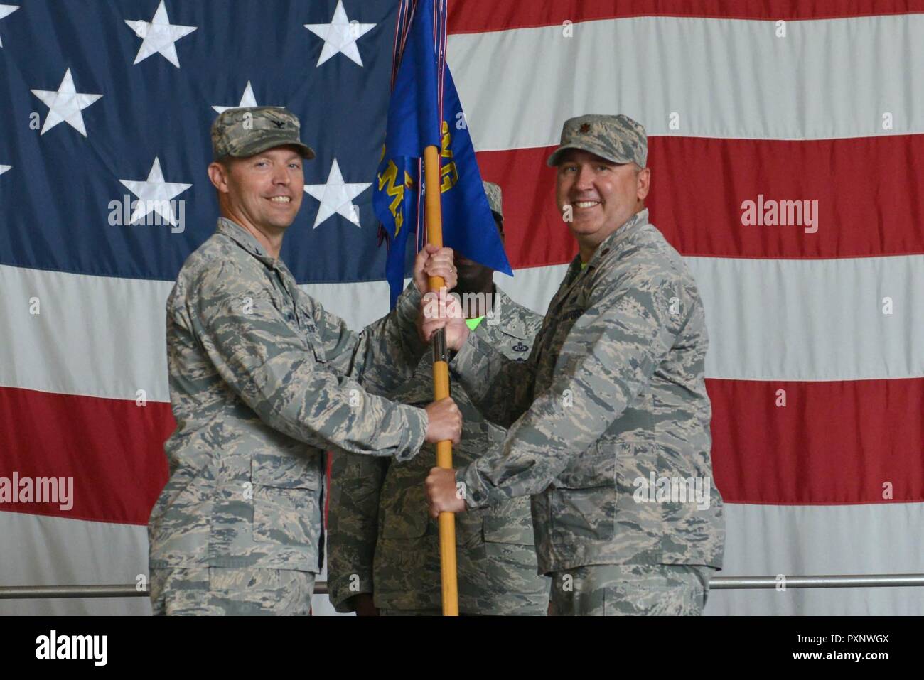 U.S. Air Force Col. Colin Morris, 20th Maintenance Group commander ...
