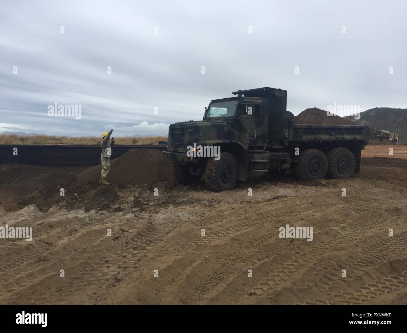 Sgt. Donny Vaiau from the 561st Engineer Construction Company, 84th ...