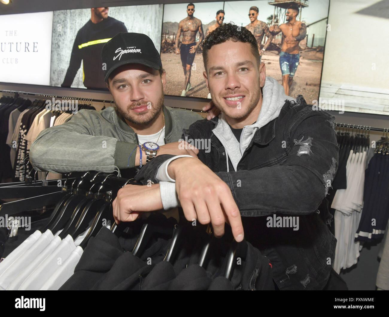 The Thomas brothers, Ryan, Adam and Scott visit The Couture Club in ...