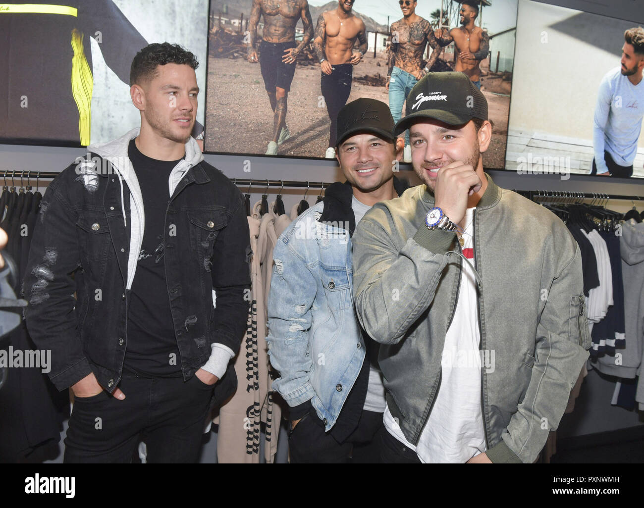 The Thomas brothers, Ryan, Adam and Scott visit The Couture Club in ...