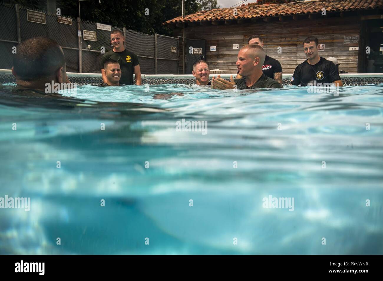 Military swimming techniques hi-res stock photography and images - Alamy