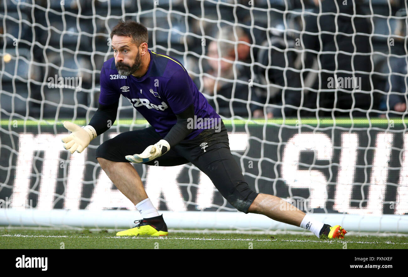 Derby county goalkeeper scott carson hi-res stock photography and ...