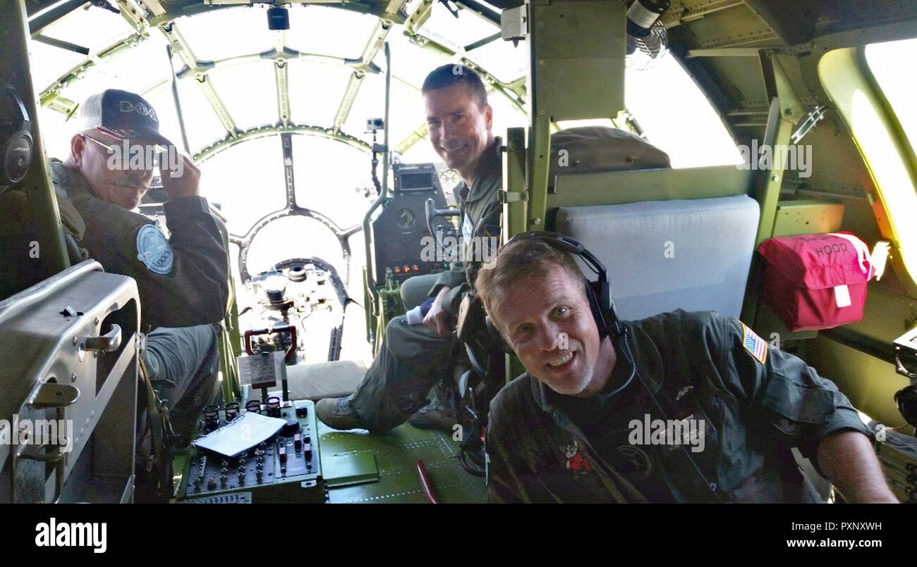 The Doc flight crew pose for a photo with U.S. Air Force Brig. Gen ...