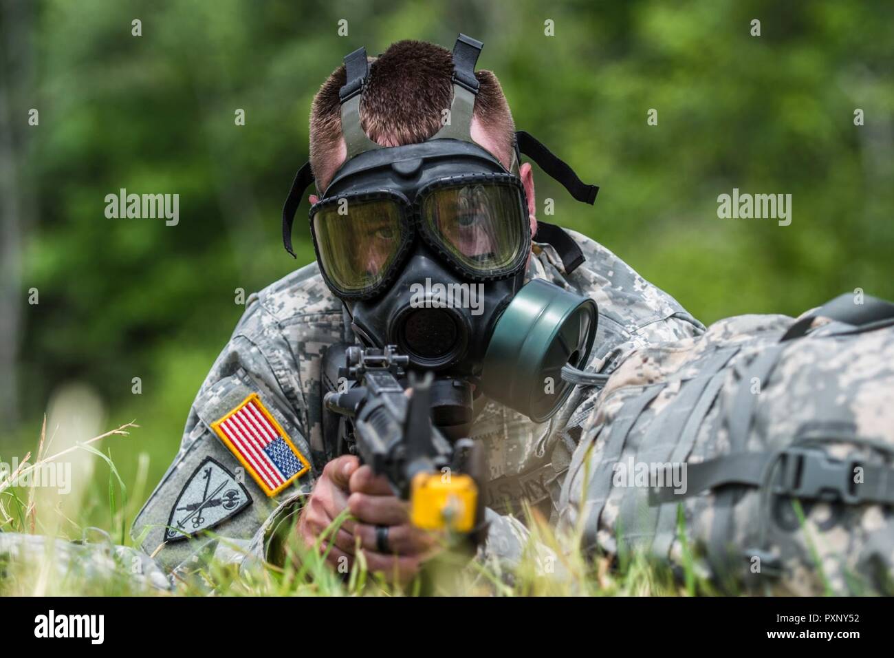 Gas mask drills hi-res stock photography and images - Alamy