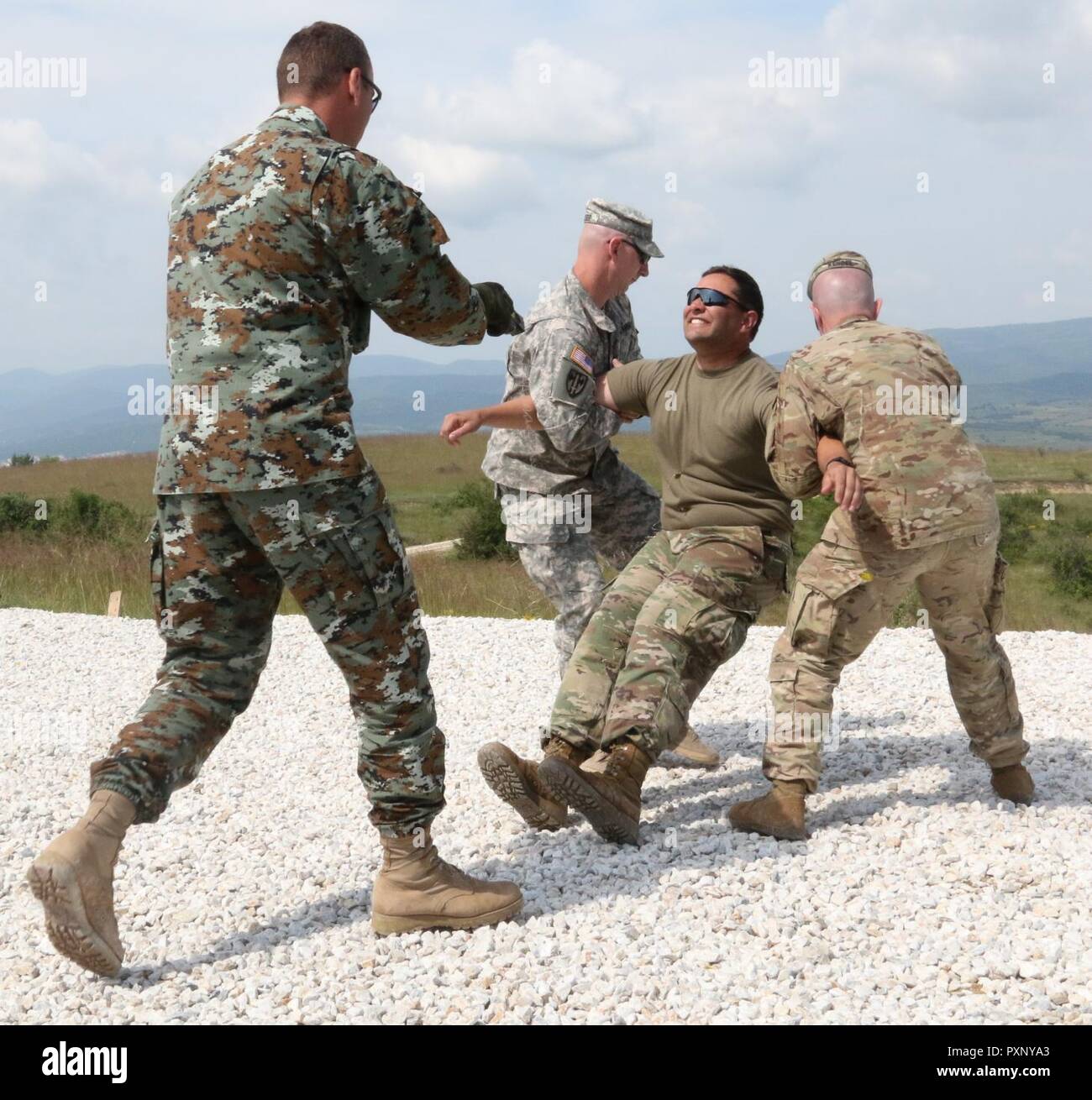 Non lethal weapon instructor hi-res stock photography and images - Alamy