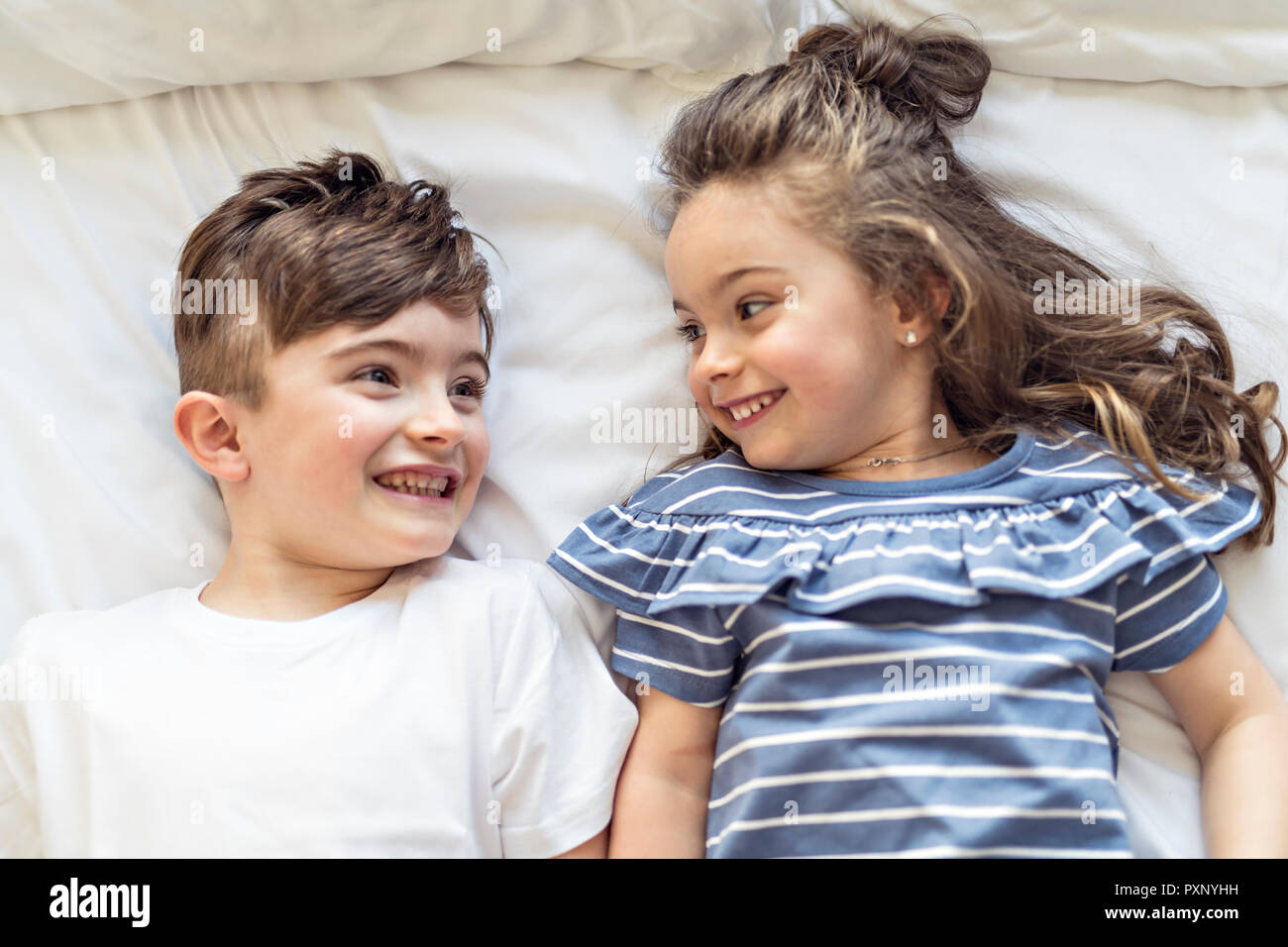 Brother and sister and mum hi-res stock photography and images - Alamy