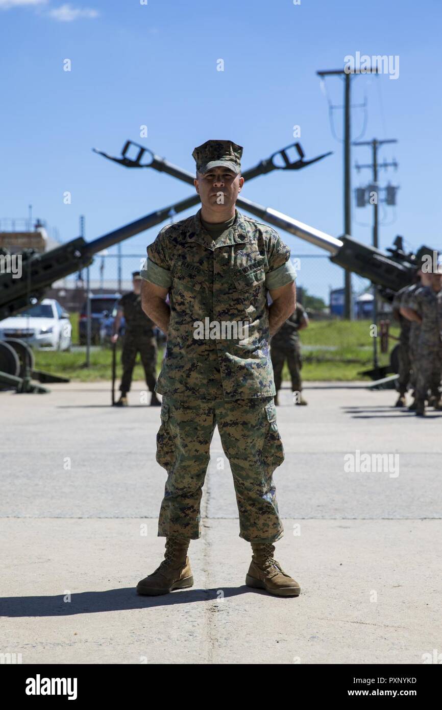 U S Marine Corps Gunnery Sgt Jonny Bentacu Engineer Equipment Chief