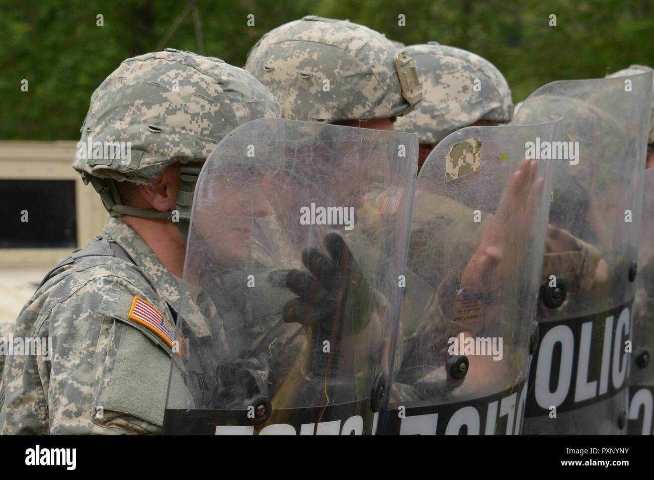NC National Guard Soldiers of the 514th Military Police Company conduct ...