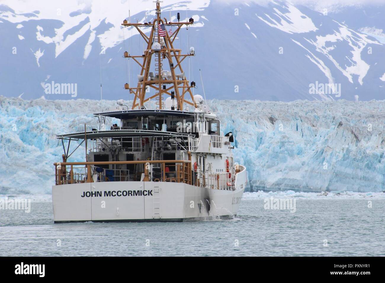 The crew of the Coast Guard Cutter John McCormick conducts a patrol in ...