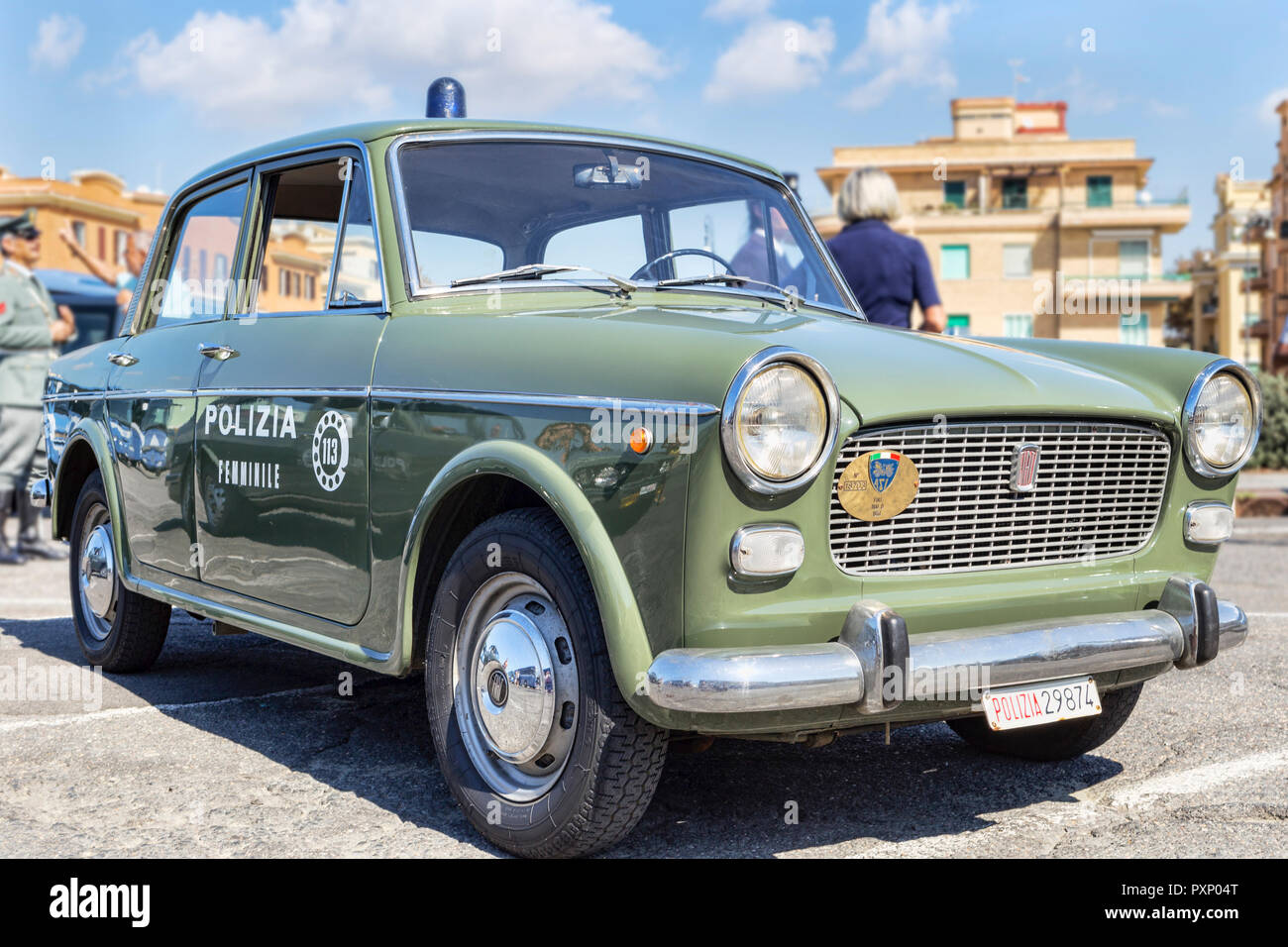 Italian police car fiat police hi-res stock photography and images - Alamy