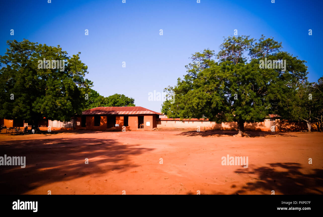 View to Royal Palaces of Abomey of Fon people in Benin Stock Photo - Alamy