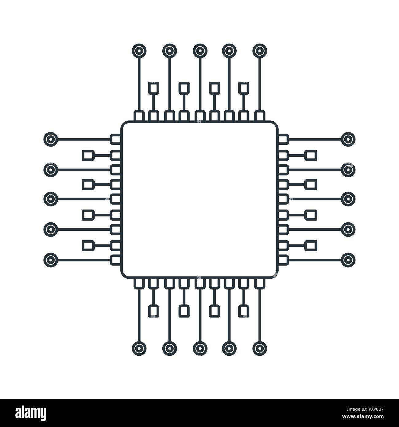 Computer processor instructions Stock Vector Images - Alamy