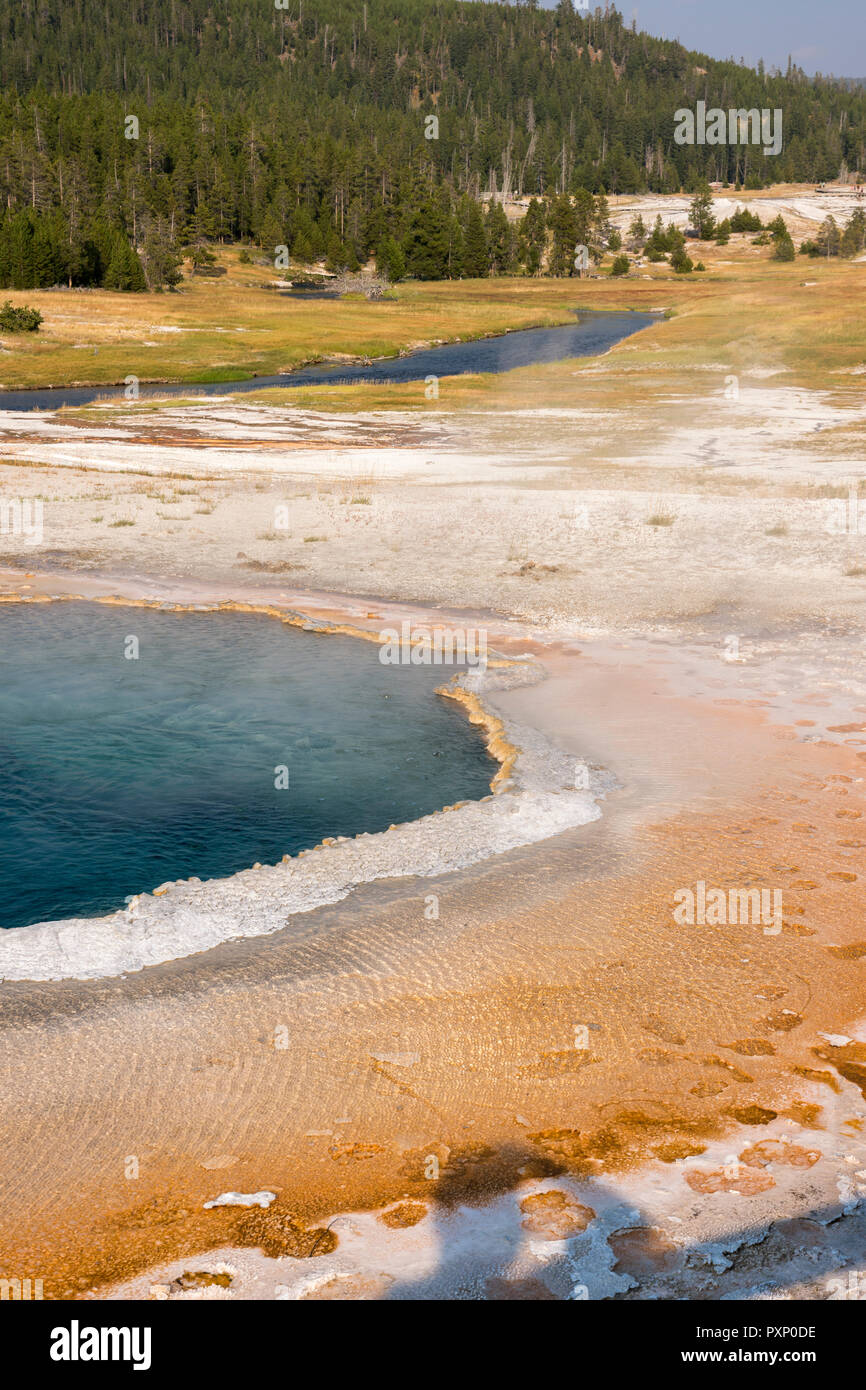 Acid pools yellowstone hi-res stock photography and images - Alamy