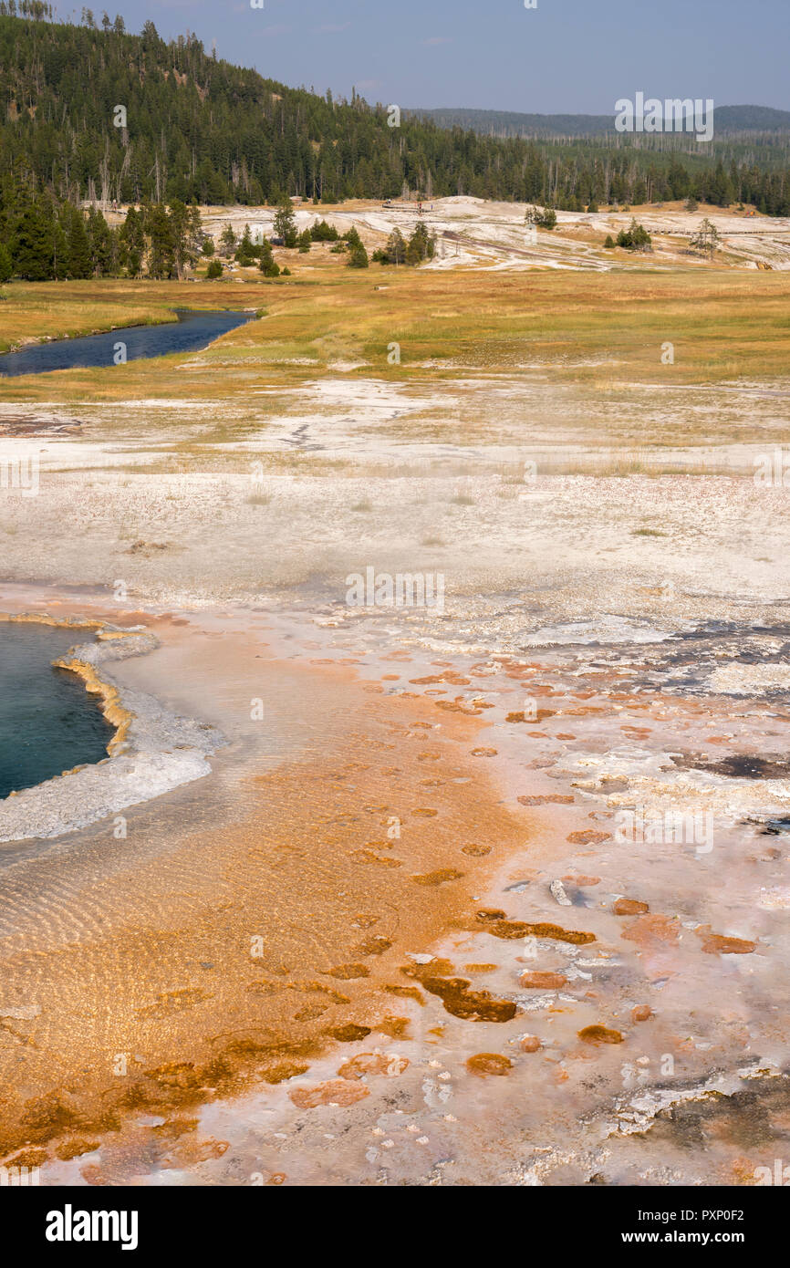 Acid pools yellowstone hi-res stock photography and images - Alamy