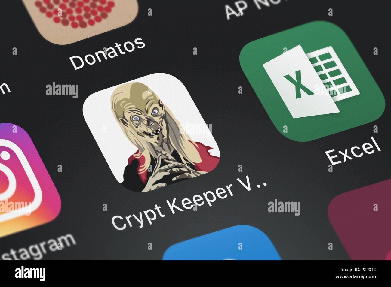 Crypt keeper voice changer text to speech recorder hi-res stock ...