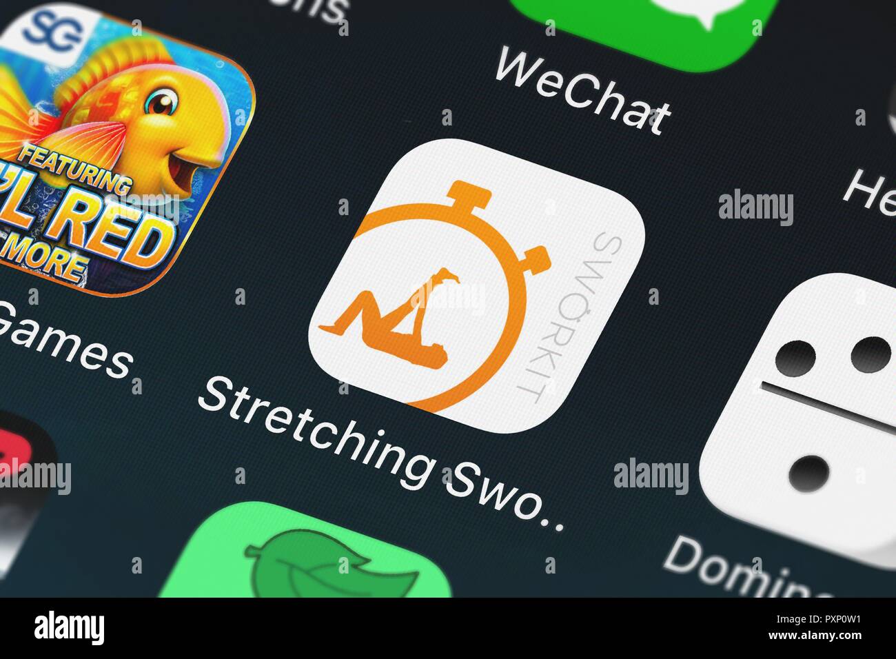 Stretching sworkit hi-res stock photography and images - Alamy