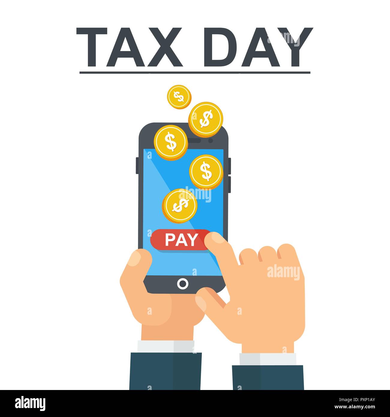 Mobile calculation Stock Vector Images - Alamy