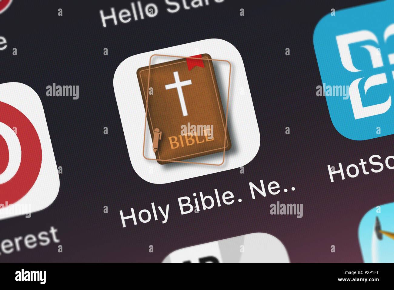 Holy bible app icon hi-res stock photography and images - Alamy