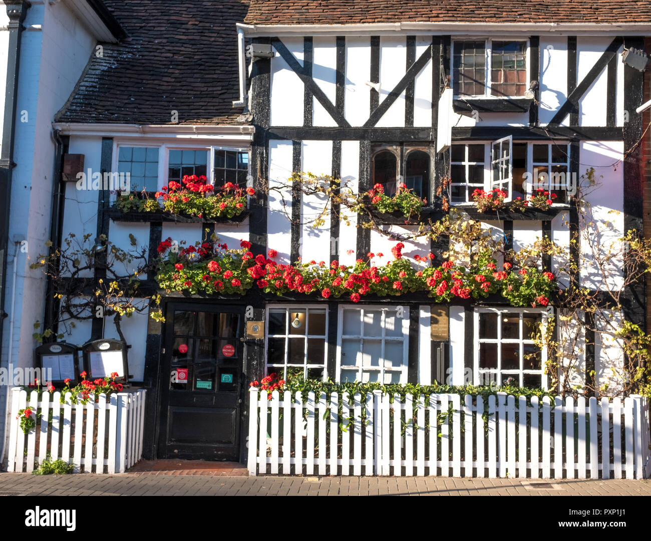 Friends Restaurant in Pinner High Street, Middlesex UK. Restaurant is ...