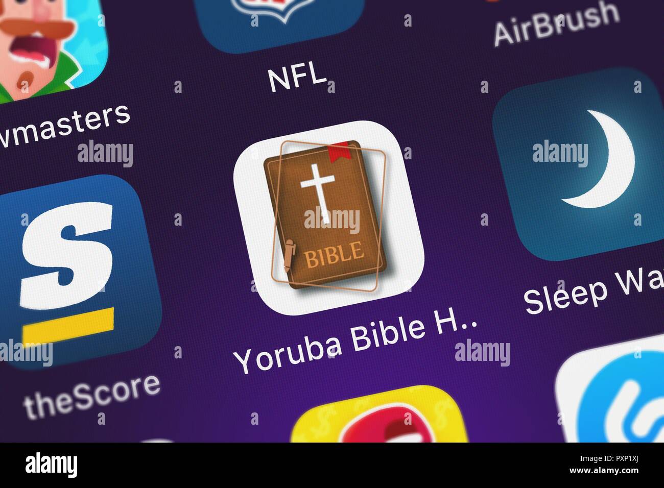 Holy bible app icon hi-res stock photography and images - Alamy