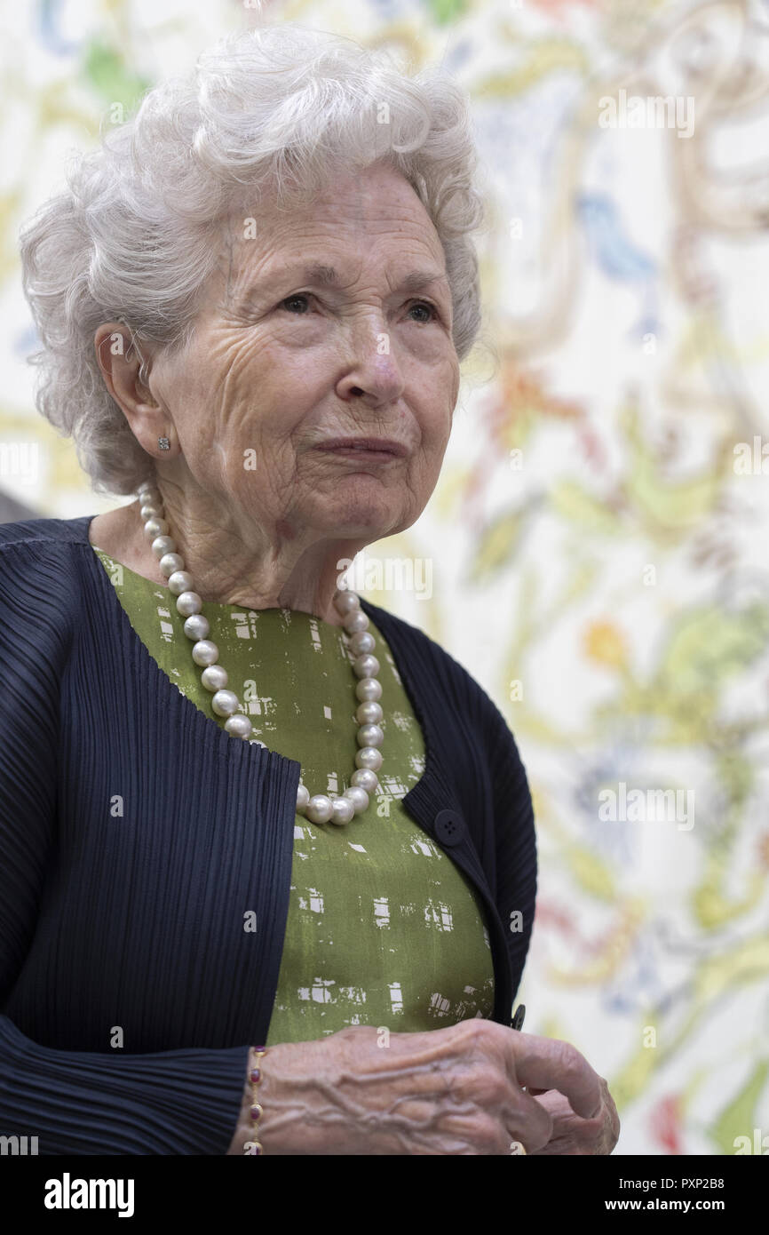 The Spanish artist Miquel Barcelo and his mother Francisca Artigues ...