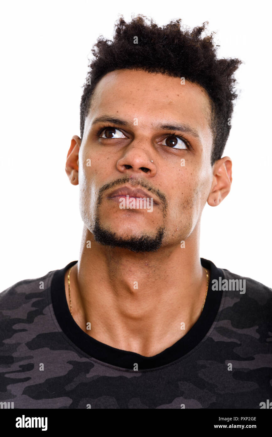 African pensive hi-res stock photography and images - Alamy