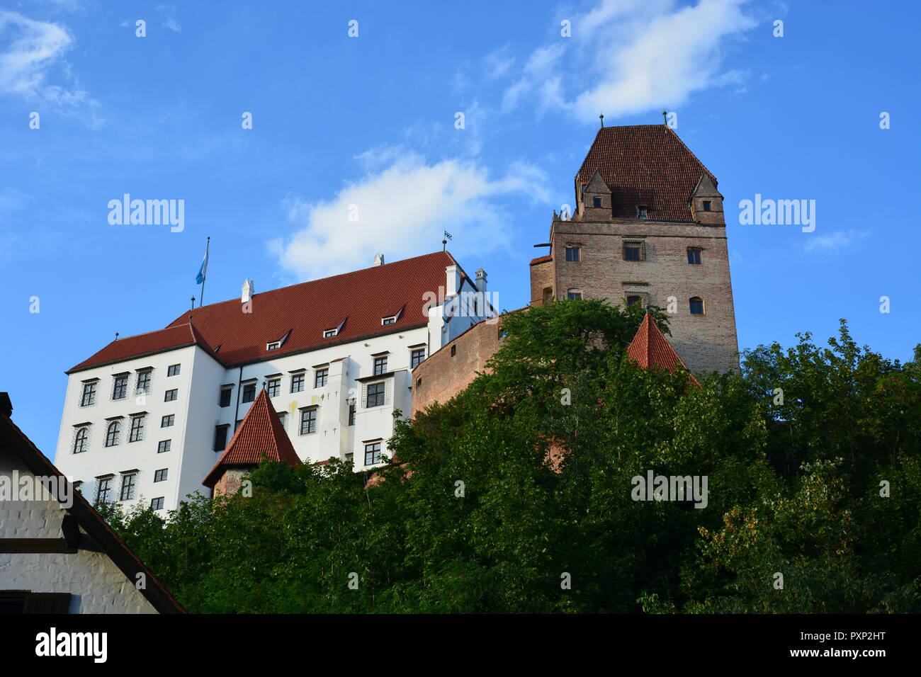 Landshut, Germany – View in the historical town of Landshut, Bavaria ...