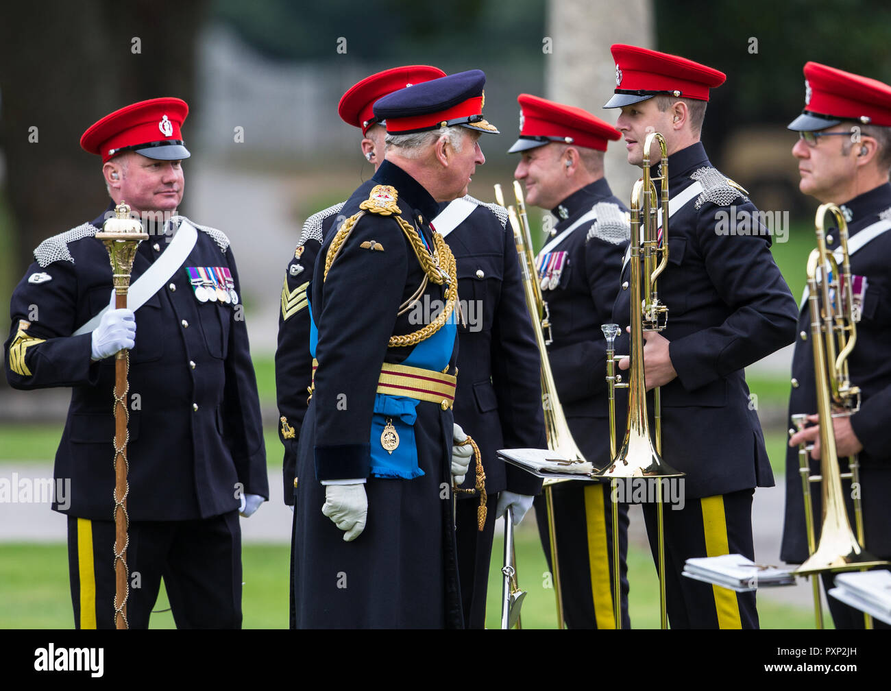 Royal colonel for the queens own yeomanry hi-res stock photography and ...