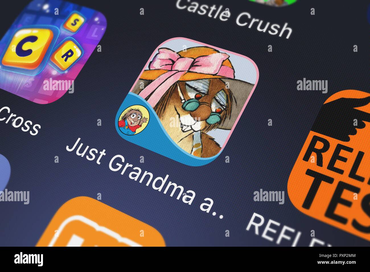 London, United Kingdom - October 23, 2018: Screenshot of the mobile app ...