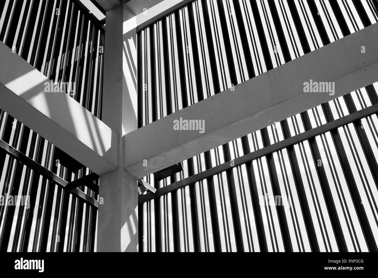 Abstract background architecture lines. modern architecture detail ...