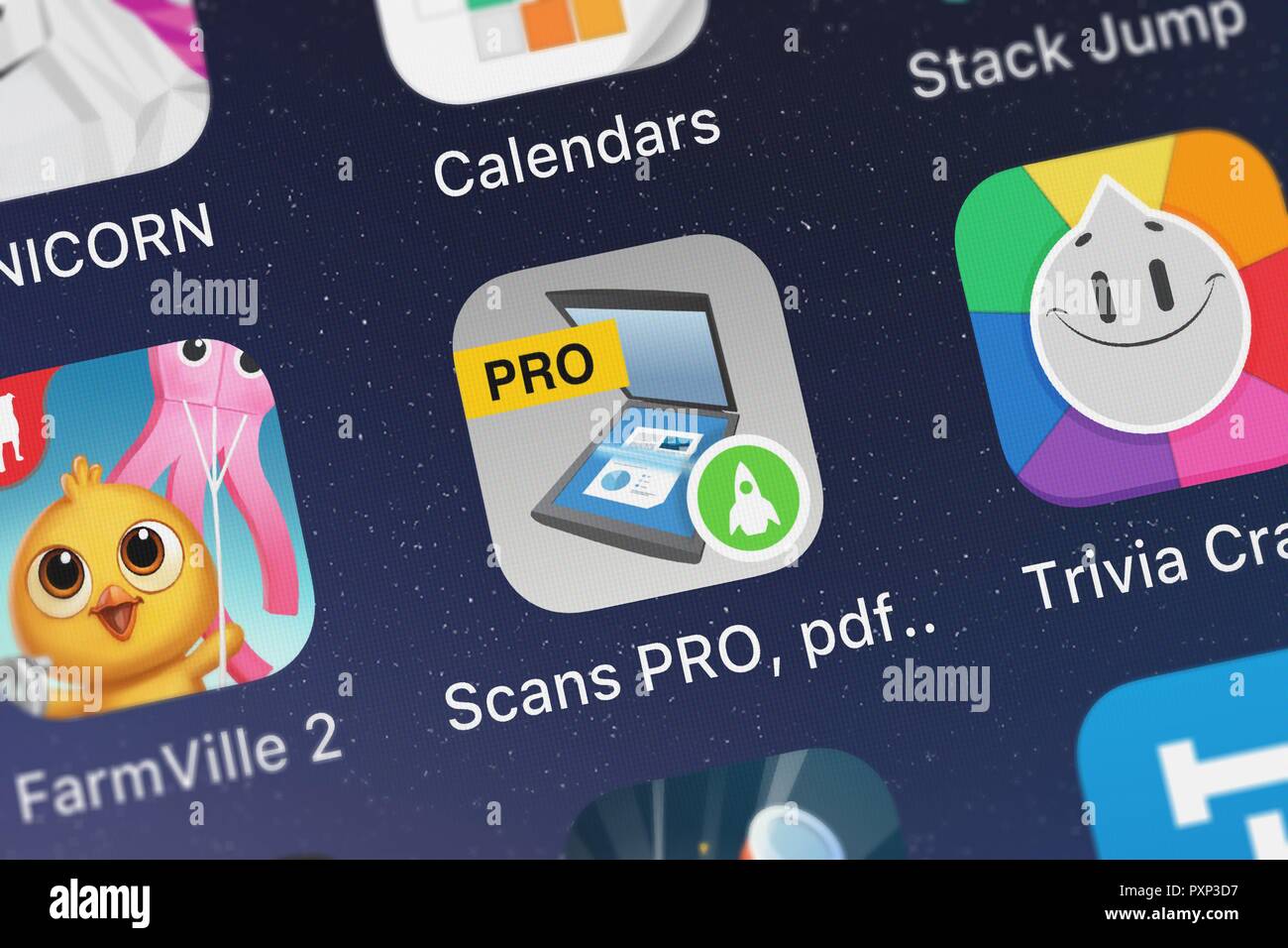 London, United Kingdom - October 23, 2018: Icon of the mobile app My ...