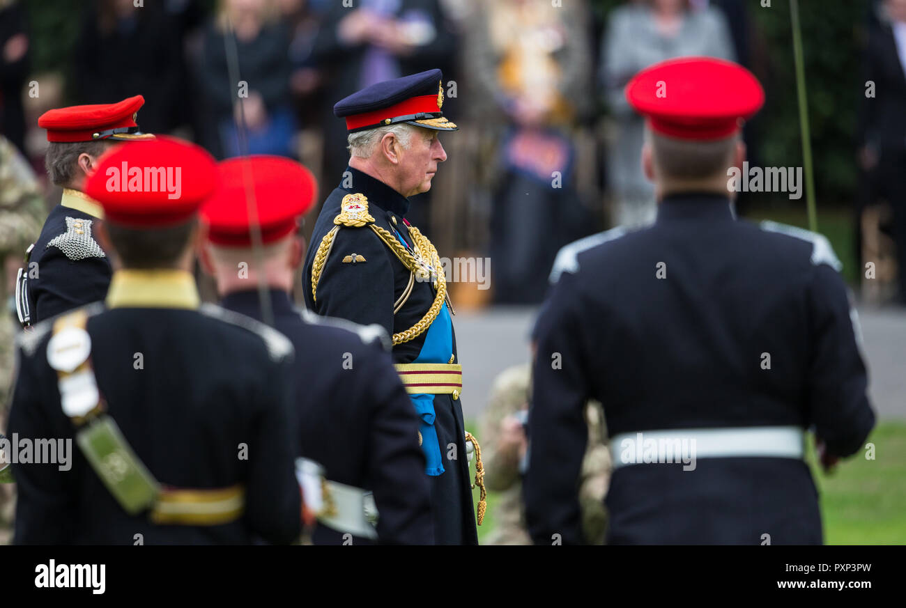 Royal colonel for the queens own yeomanry hi-res stock photography and ...