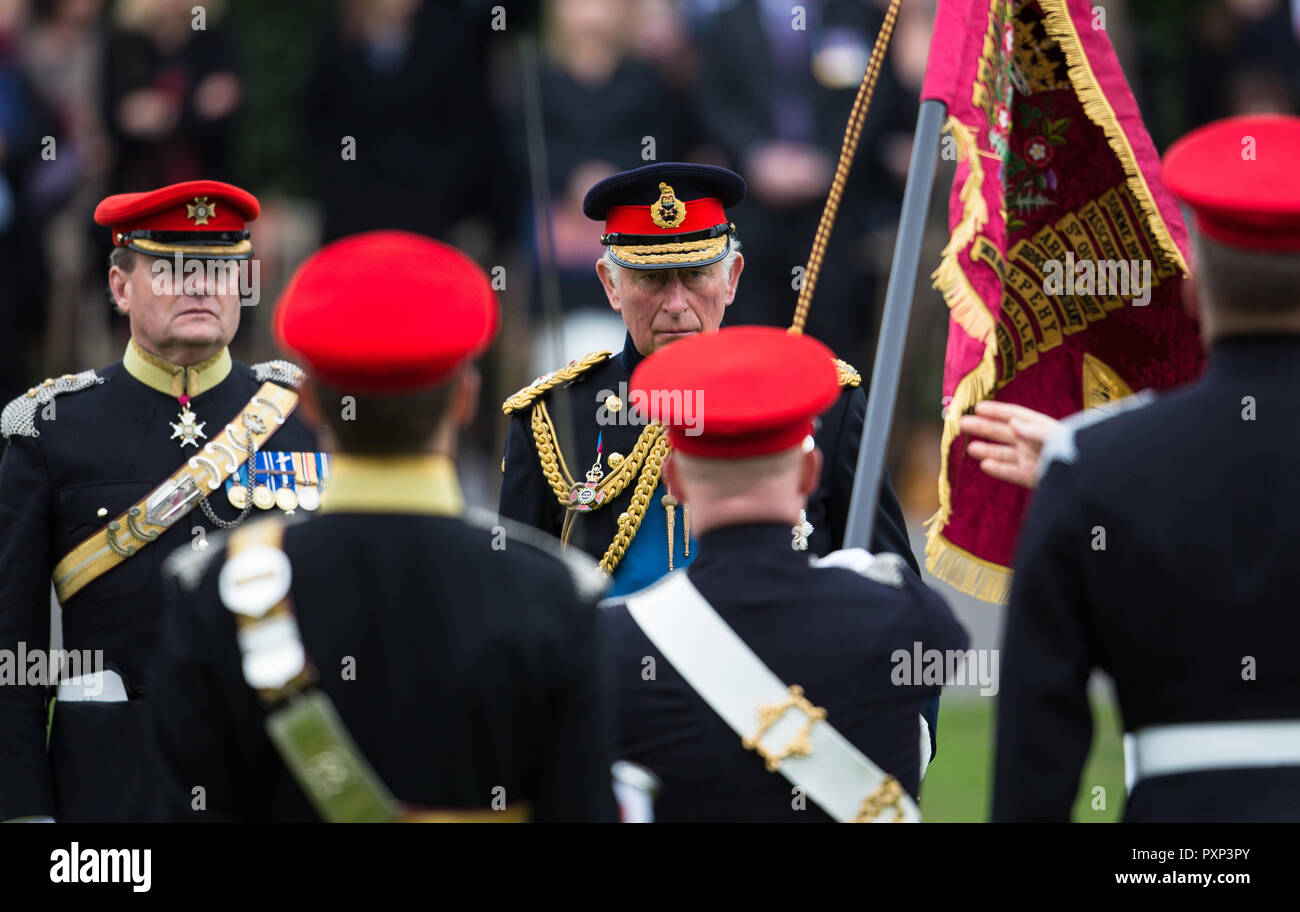 Prince Charles, The Prince of Wales, Royal Honorary Colonel The Queen's ...