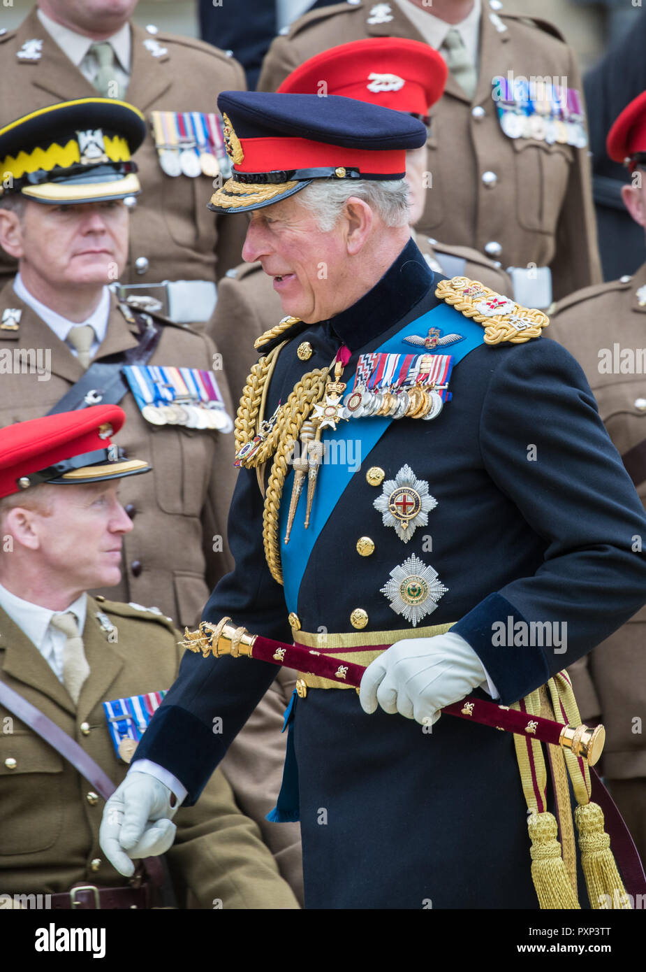 Royal colonel for the queens own yeomanry hi-res stock photography and ...