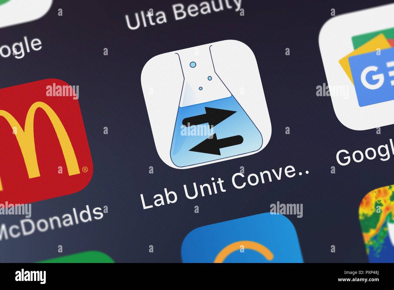 Lab unit converter hi-res stock photography and images - Alamy