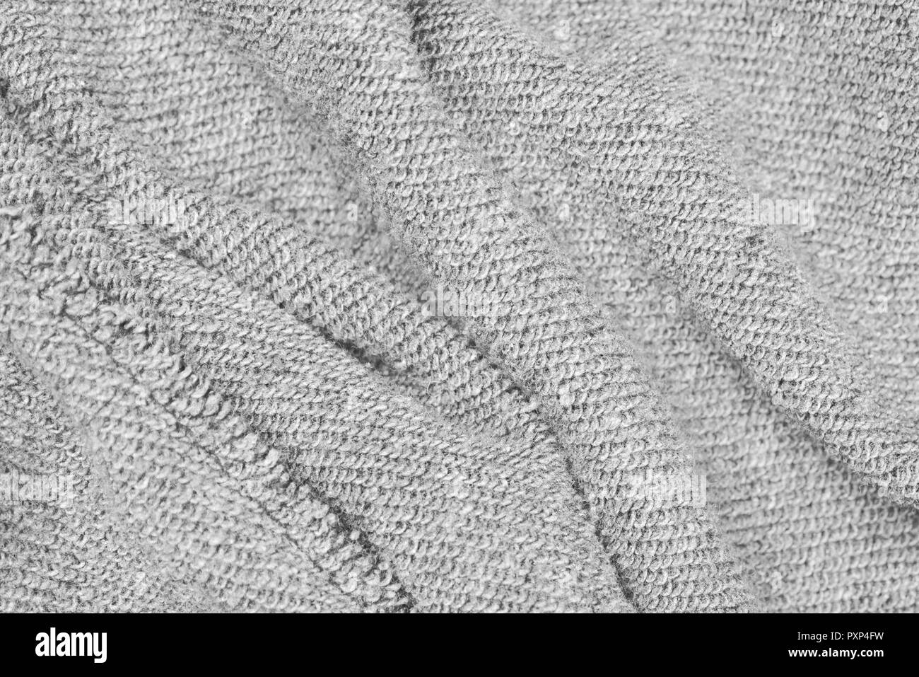 Wool fabric in light Black and White Stock Photos & Images - Alamy
