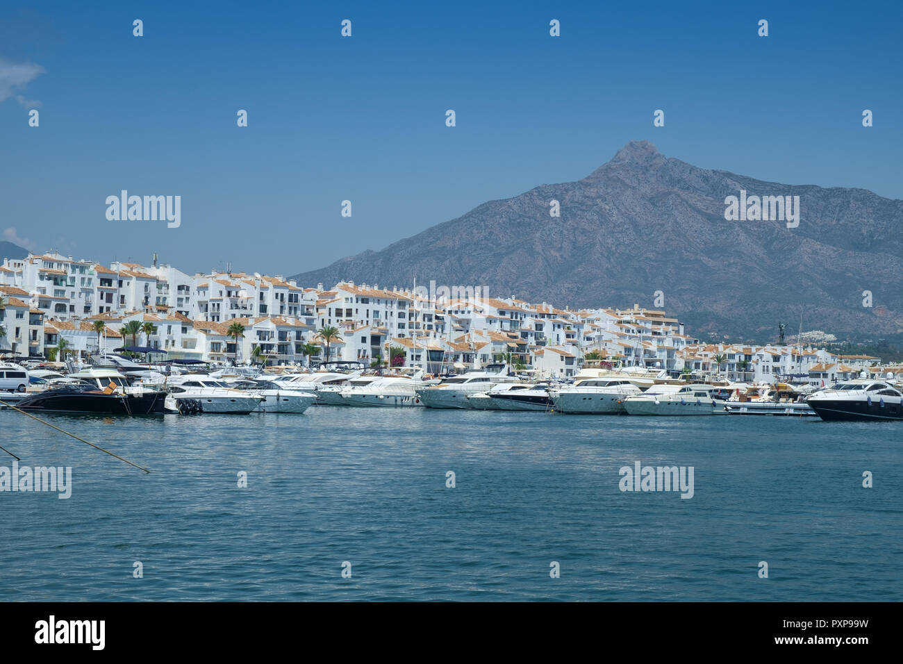Puerto Banus Port and Marina, Marbella, Spain Stock Photo - Alamy