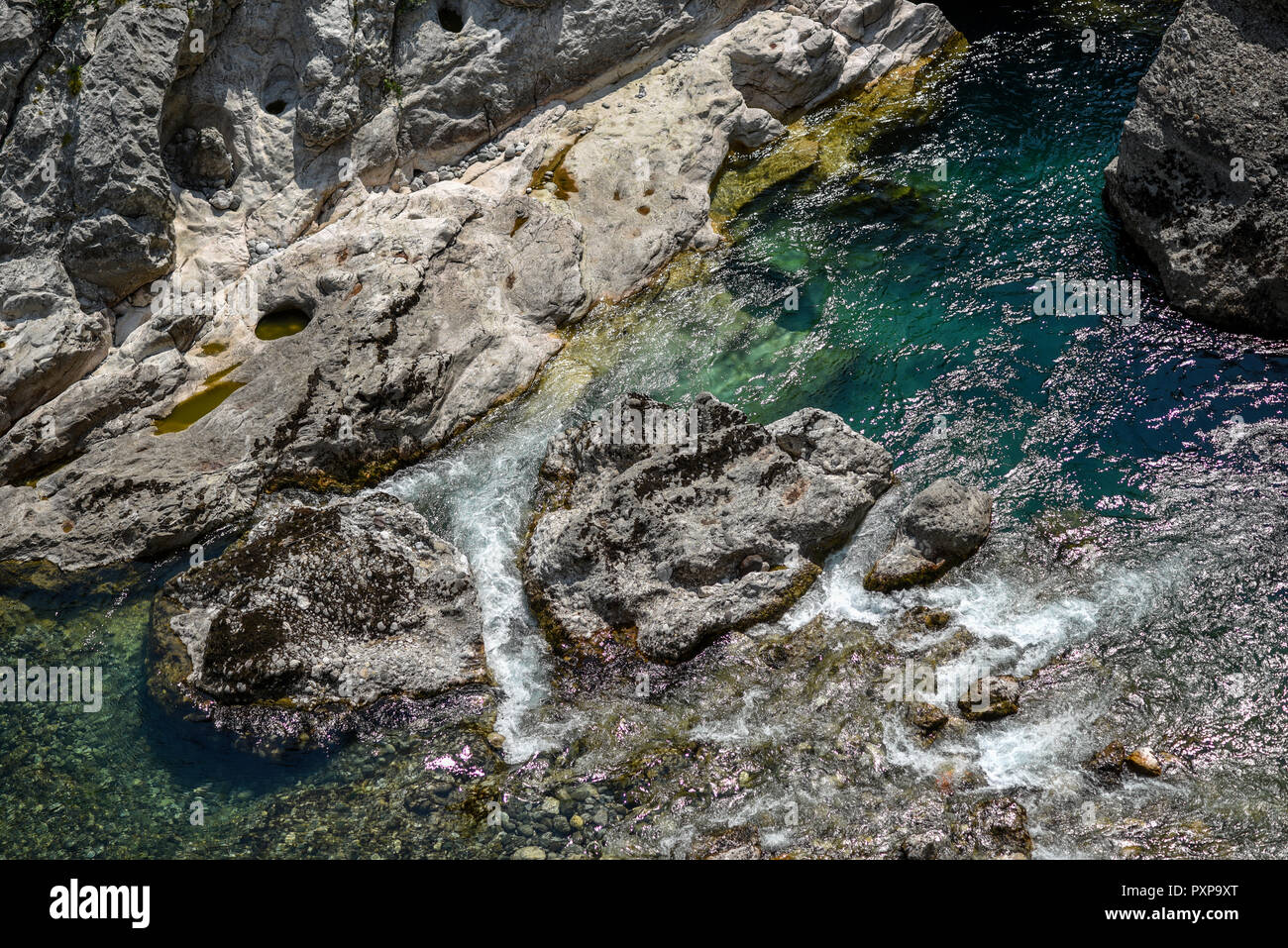 Landscape of the Moraca River in Montenegro, Europe Stock Photo - Alamy