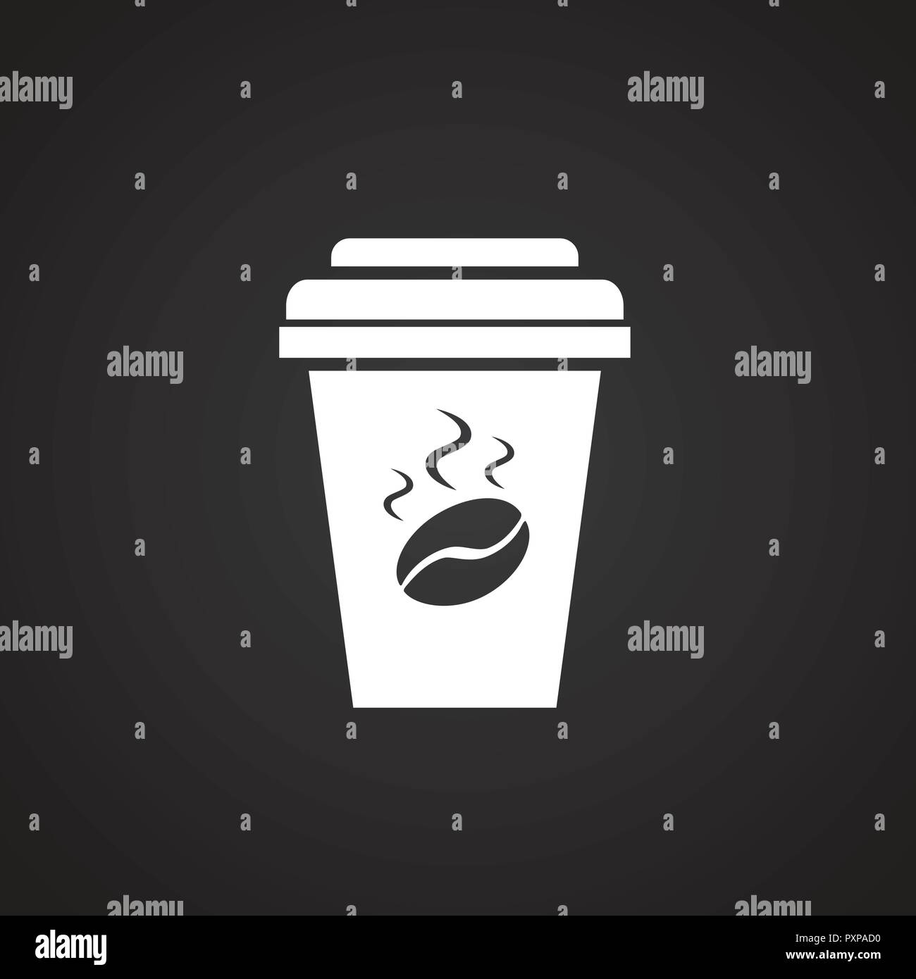 Black coffee to go Stock Vector Images - Alamy