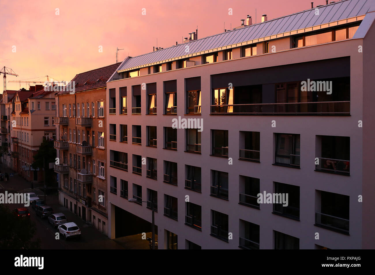 Modern architecture in Poznan Stock Photo - Alamy