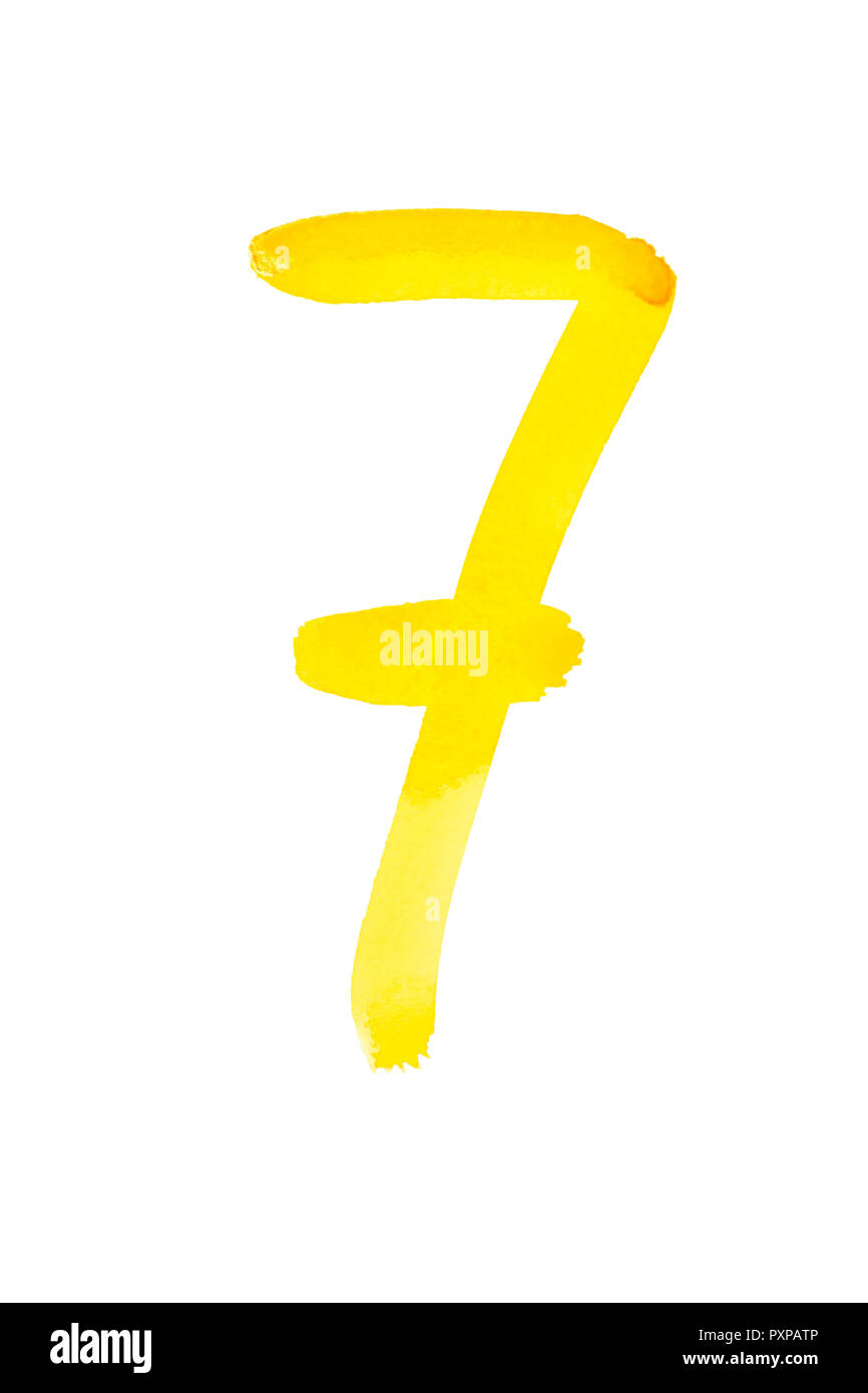 Alphabet numbers paint hi-res stock photography and images - Alamy