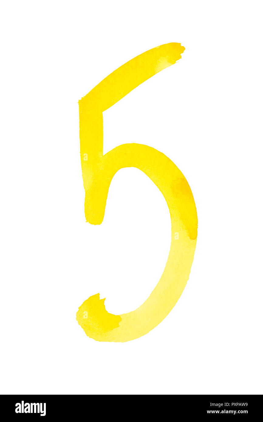 Alphabet numbers paint hi-res stock photography and images - Alamy