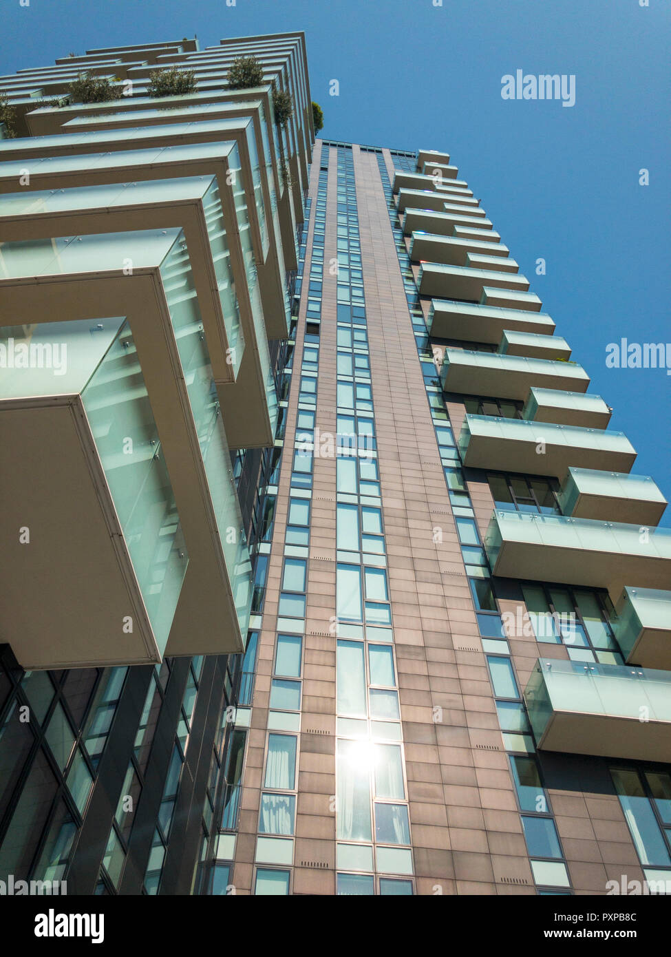 Solaria tower, Milan, Porta Nuova skyscraper residences, Italy, 10/15 ...