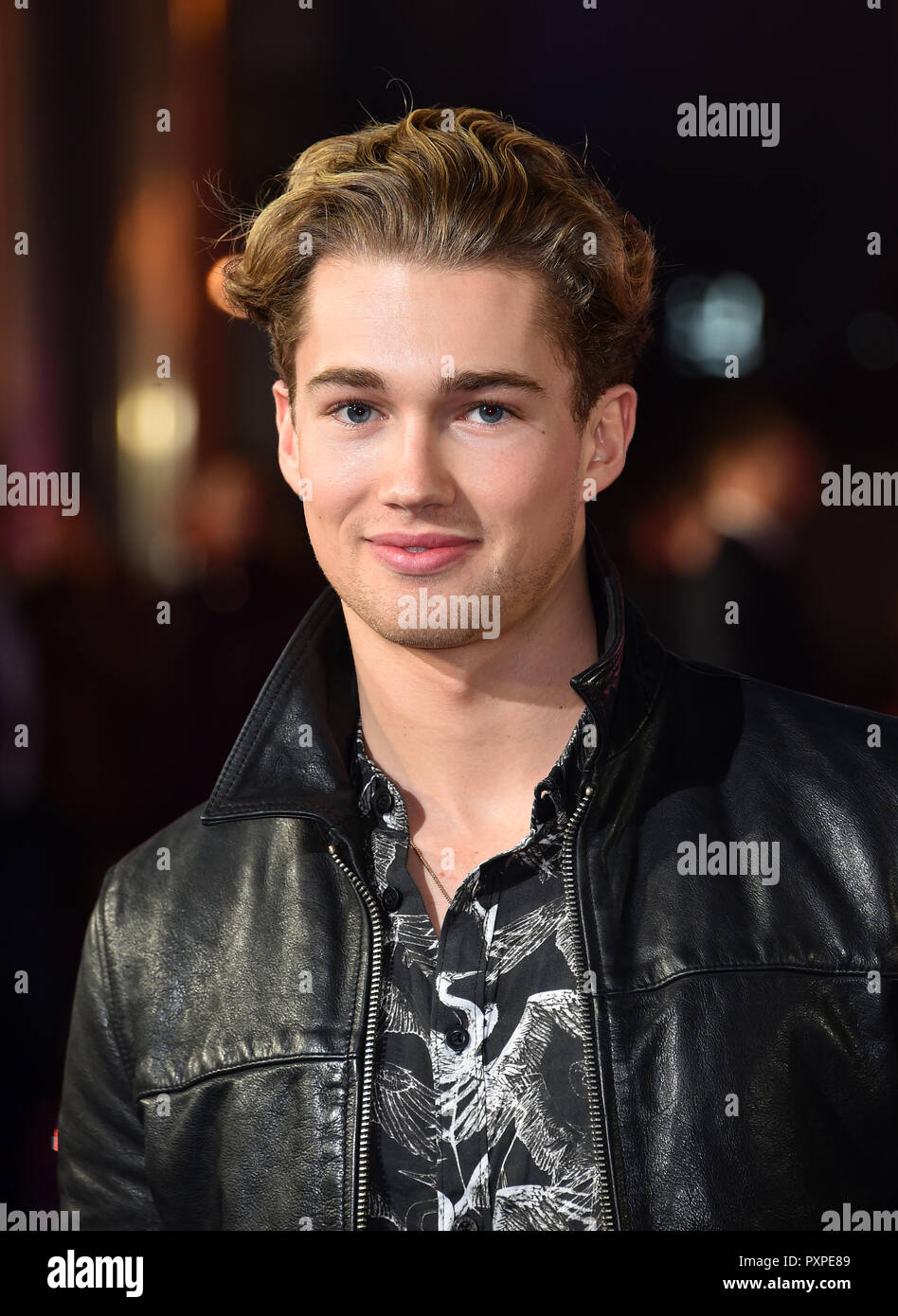 AJ Pritchard attending the Bohemian Rhapsody World Premiere held at the ...